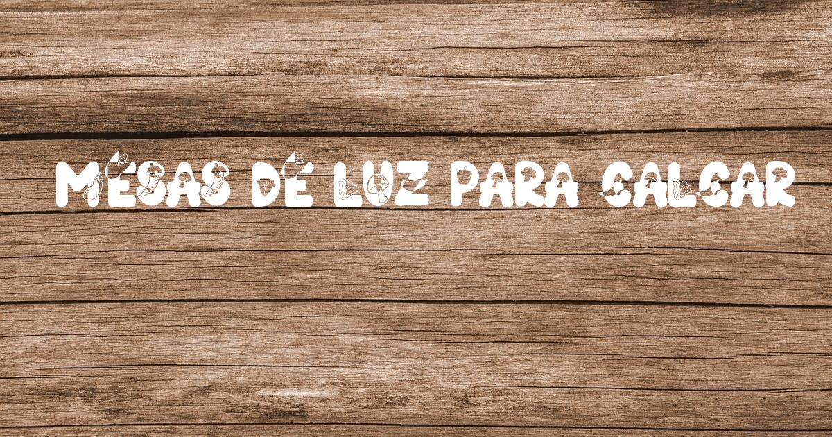 Mesas de luz para calcar en color blanco - Hogar, costura, manualidades ...